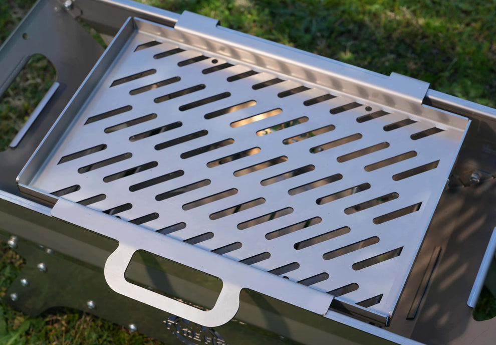 Campfire Grill Plate Stainless Steel BBQ Plate – TYRE FIRE PIT – Tyre Fire